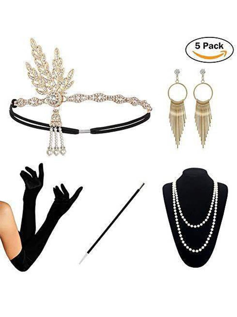 1920S Flapper Costume Accessory Set – Jolly Vintage